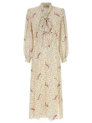 Valentino Garavani Silk Midi Dress - Multicolor