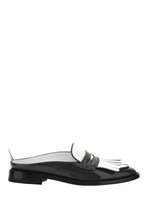 Thom Browne THOM BROWNE Kilt Varsity Loafers Gray