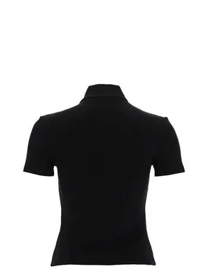 Alexander Wang Viscose Elastane Top - Black