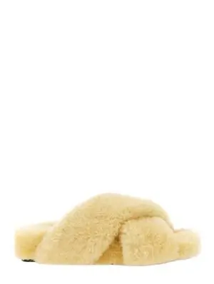 JIL SANDER JIL SANDER Shearling Sandal Multicolor