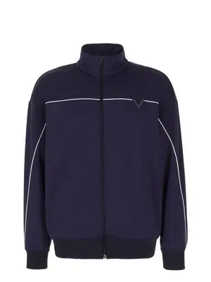 Valentino Garavani Zip Up Sweatshirt - Multicolor