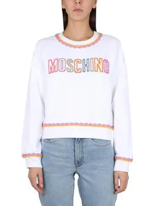 Moschino MOSCHINO Crewneck Sweatshirt White