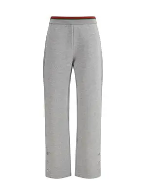 Gucci Leisure Pants In Cotton Jersey - Gray