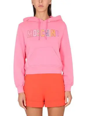 Moschino Crochet Sweatshirt - Pink