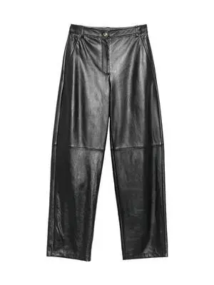 Max Mara Trousers Straight Trousers - Black
