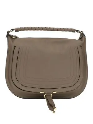 Chloé Marcie Shoulder Bag - Cream