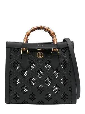 Gucci GUCCI Calf Leather Tote Bag Black