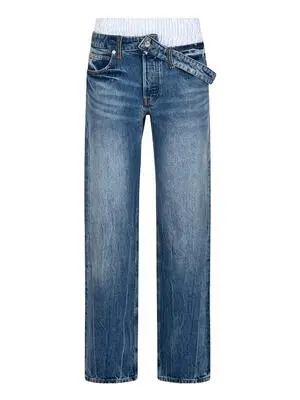 Alexander Wang Denim Straight-leg Jeans - Blue