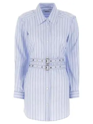 AMBUSH Striped Belted Dress - Multicolor