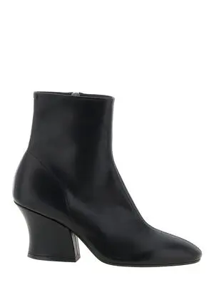 JIL SANDER Lune Ankle Boots - Black