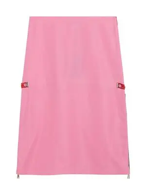 Fendi FENDI Technical Viscose Skirt Pink