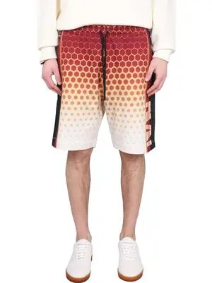 Dries Van Noten Printed Bermuda Harbor - Orange