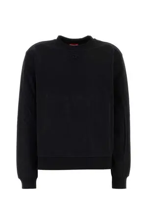 DIESEL® Cotton Sweatshirt - Black