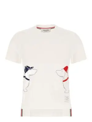 Thom Browne Short Sleeve T-shirt - Multicolor