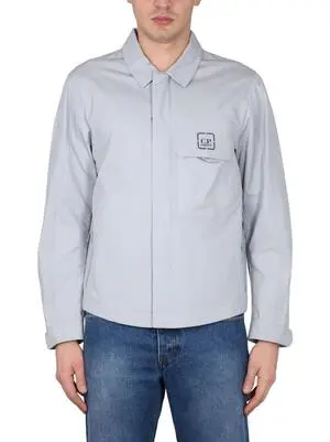 C.P. COMPANY Shirt With Logo - Gray