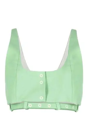 GANNI Crop Top - Green