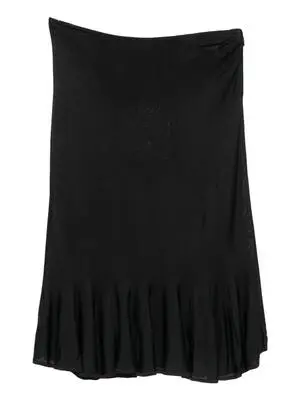 TOTEME TOTÊME Fluted Midi Skirt Multicolor