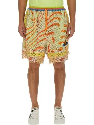 VIVIENNE WESTWOOD Printed Regular Fit Shorts - Multicolor