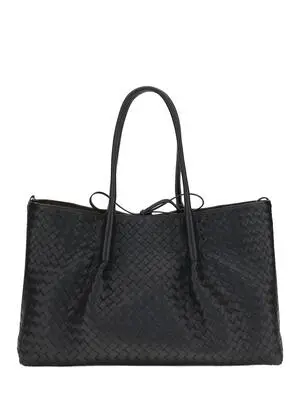 Bottega Veneta Pinacoteca Tote Bag - Black