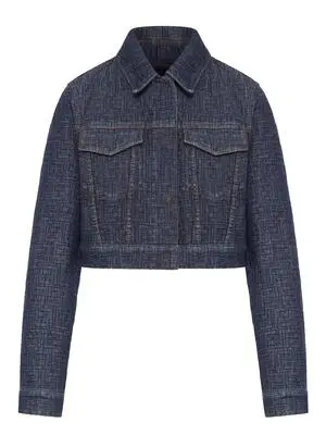 Fendi Ff Denim Jacket - Blue