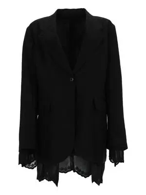 Our Legacy Linen Polyamide Reversible Blazer - Black