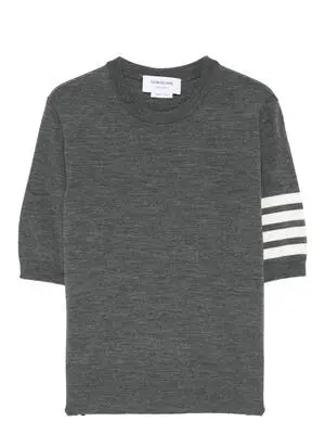 Thom Browne Wool Crewneck Sweater - Multicolor