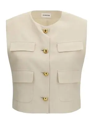 P.a.r.o.s.h Wool Gilet - Multicolor