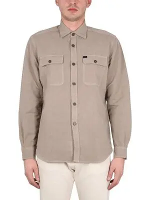 FAY Shirt With Pockets - Brown