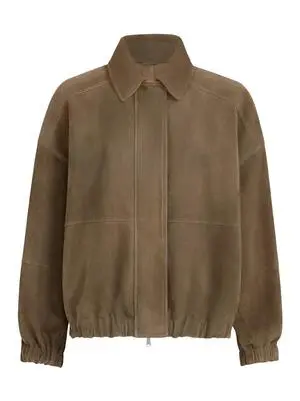 Brunello Cucinelli Leather Jacket - Multicolor