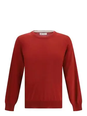 Brunello Cucinelli Virgin Wool Sweater - Red