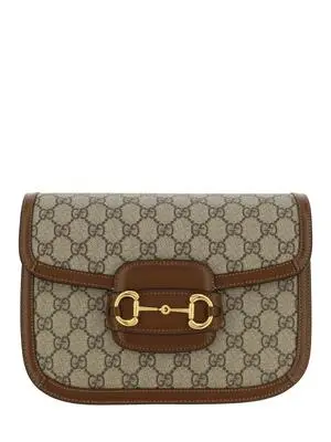Gucci Horsebit Shoulder Bag - Cream