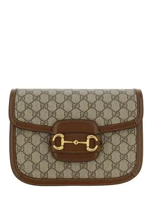 Gucci Horsebit Shoulder Bag - Cream