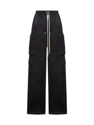 Rick Owens RICK OWENS Wide Leg Cargo Pants Black