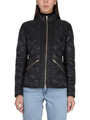 FAY Light Down Quilted Jacket - Black