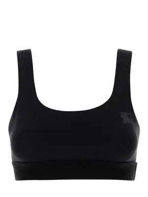 Burberry Stretch Nylon Crop-top - Black