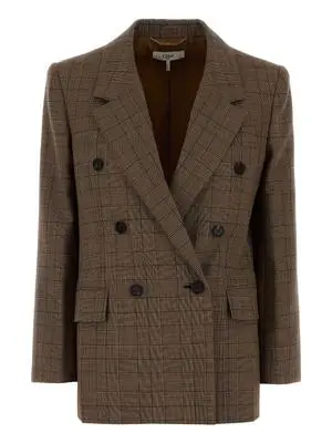 Chloé Embroidered Wool Blazer - Multicolor