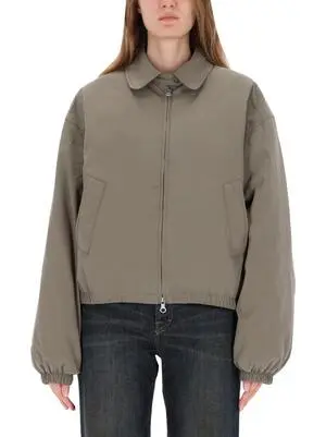 Our Legacy Cropped Avenue Puffa Jacket - Black