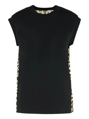 Sacai Cotton Tank Top - Cream