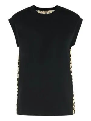 Sacai Cotton Tank Top - Cream
