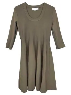 Stella McCartney A-line Knit Dress - Brown