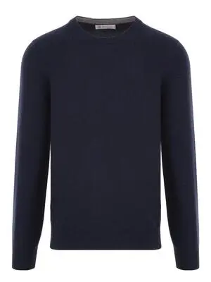 Brunello Cucinelli BRUNELLO CUCINELLI Cashmere Crewneck Jumper Blue