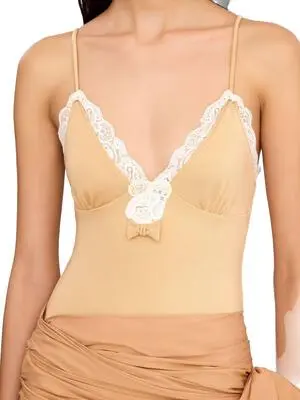 Chloé Lace Detail Top - Multicolor