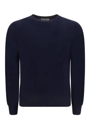 Brunello Cucinelli Virgin Wool Sweater - Blue