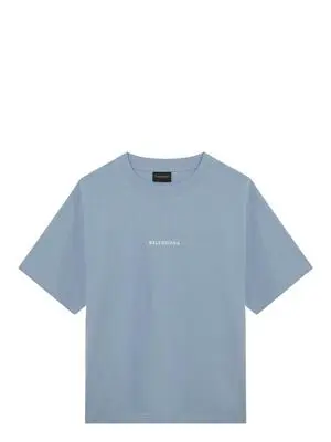 Balenciaga Medium Fit T-shirt - Blue