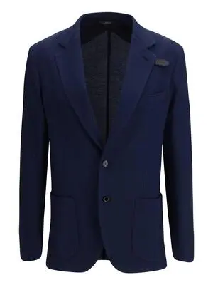 Brioni Jersey Blazer - Black