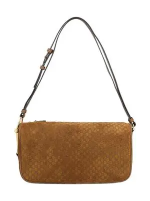 Gucci Suede Shoulder Bag - Brown