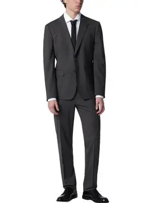 Dsquared2 Grey Single-breasted Suit In Wool Blend - Gray