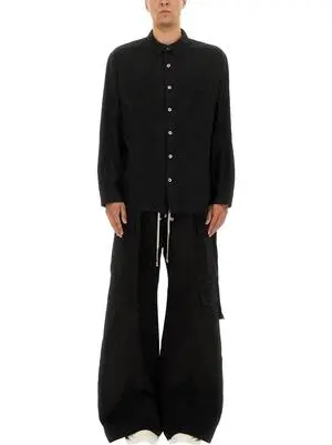 Rick Owens Jumbo Outershirt Shirt - Black
