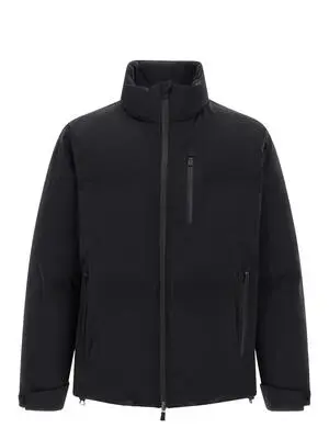 Herno High-neck Short Down Jacket - Black