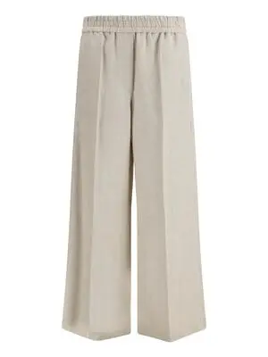 Brunello Cucinelli BRUNELLO CUCINELLI Elasticated-Waistband Pants Cream